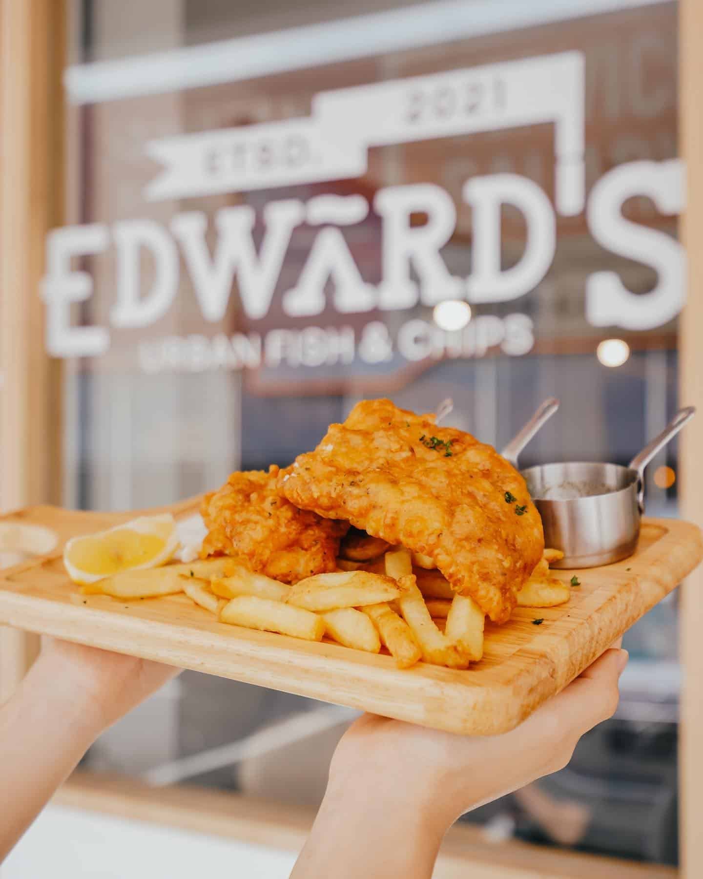 【英国味觉震撼！】 Edward's Urban Fish & Chips - DelishDynasty